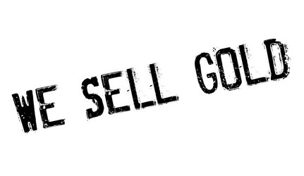 We buy gold rubber stamp Royalty Free Vector Image