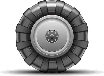 Big wheel Royalty Free Vector Image - VectorStock