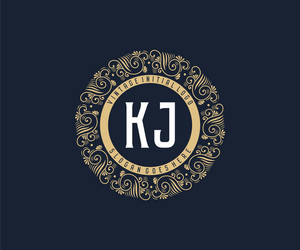 Kj Monogram Vector Images (over 1,900)