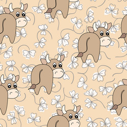 Flat animals colorful for kids Royalty Free Vector Image