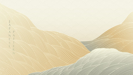 Abstract art background with curve pattern Vector Image