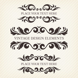 Design elements set 4 Royalty Free Vector Image