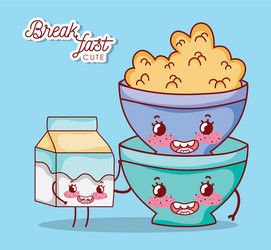 Breakfast icons set Royalty Free Vector Image - VectorStock