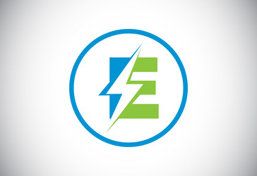 Lightning Bolt Letter E Vector Images (over 270)