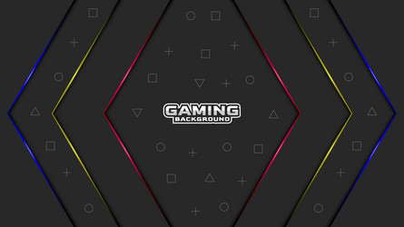 Abstract gaming background with modern luxury Vector Image