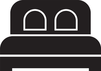 Bed logo Royalty Free Vector Image - VectorStock