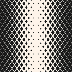 Halftone seamless pattern with diamond shapes Vector Image