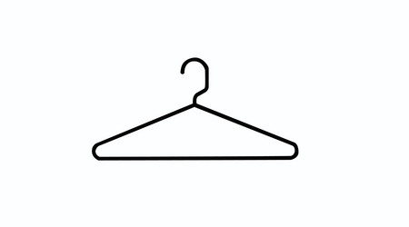 Black hanger Royalty Free Vector Image - VectorStock