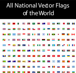 Individual Country Flags With Names