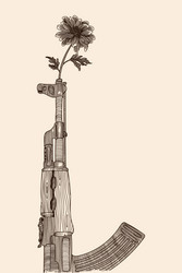 Rifle Flower Vector Images (over 100)