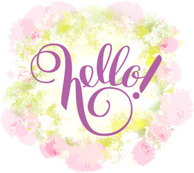 Hello Royalty Free Vector Image - VectorStock