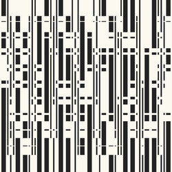 Monochrome glitch effect textured checked pattern Vector Image