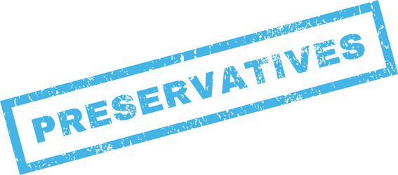 Preservatives rubber stamp Royalty Free Vector Image