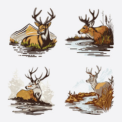 Deer Vector Images (over 100,000)