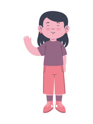 Cartoon Girl Smiling Vector Images (over 200,000)