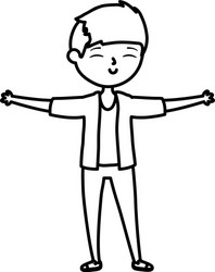Man Open Arms Vector Images (over 3,300)