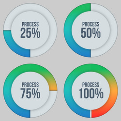 Infographic scale visualizing process Royalty Free Vector