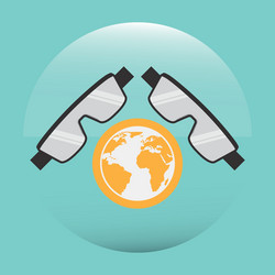 Earth sciences design Royalty Free Vector Image