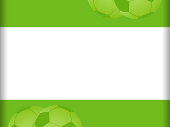 Football border background Royalty Free Vector Image