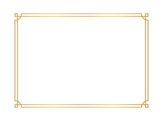 Chinese frame rectangle line certificate Vector Image
