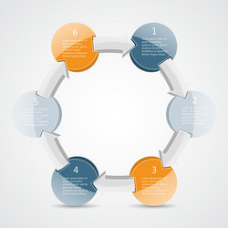 Modern 3d world map infographic template Vector Image