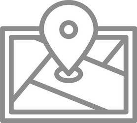 Simple gps location route map navigator Royalty Free Vector