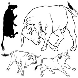 Bull Outline Vector Images (over 10,000)