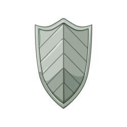 Crest medieval shield cartoon Royalty Free Vector Image