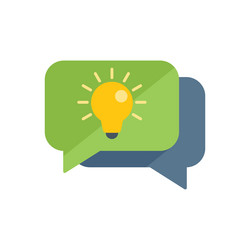 Chat Bulb Idea Vector Images (over 6,500)
