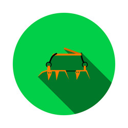 Alpinist crampon icon Royalty Free Vector Image