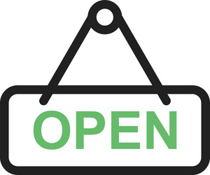 Open tag Royalty Free Vector Image - VectorStock