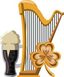Saint patricks irish cartoons Royalty Free Vector Image