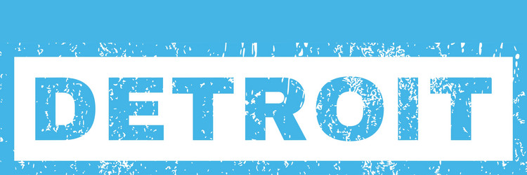 Detroit rubber stamp Royalty Free Vector Image