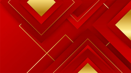 Abstract red and gold luxury background Royalty Free Vector