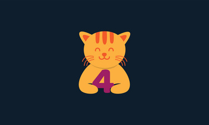 Animal Number 4 Vector Images (over 730)