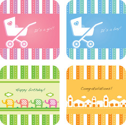Baby card Royalty Free Vector Image - VectorStock