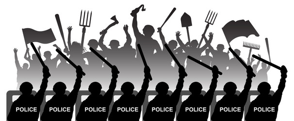 Angry Mob Vector Images (over 310)