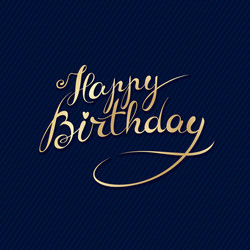 Happy Birthday Titles Card Vector Images (over 1,000)