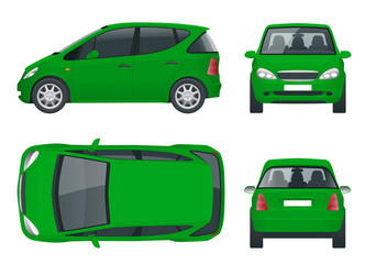 Small car Royalty Free Vector Image - VectorStock