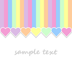Baby background with pastel colored pencils Vector Image