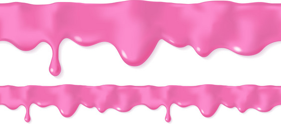 Pink strawberry donut icing glaze with candy melt Vector Image