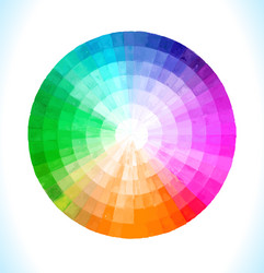 Color circle bright colorful rainbow shades Vector Image