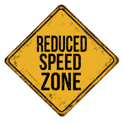 Reduce Speed Sign Vector Images (52)
