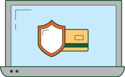 Security system cartoon Royalty Free Vector Image