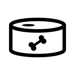 Pet food or dog and feeds Royalty Free Vector Image