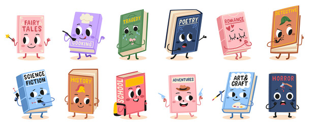 Cute Book Cartoon Vector Images (over 140,000)