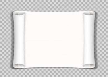 Blueprint paper scroll template for architectural Vector Image