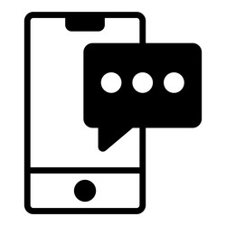Chatting icon user interface as a simple sign Vector Image