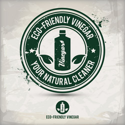 Vintage apple cider vinegar label frame design Vector Image