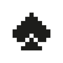 Micro memory card game pixel art Royalty Free Vector Image